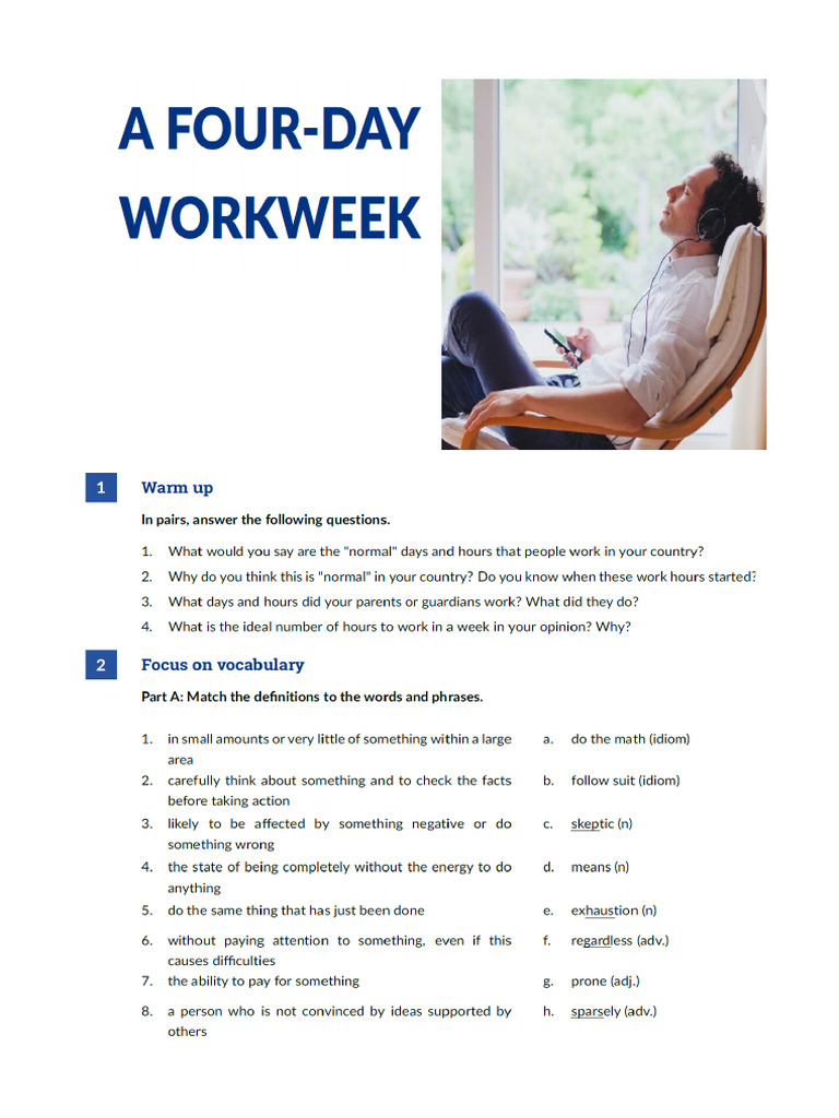 A Four Day Week | PDF