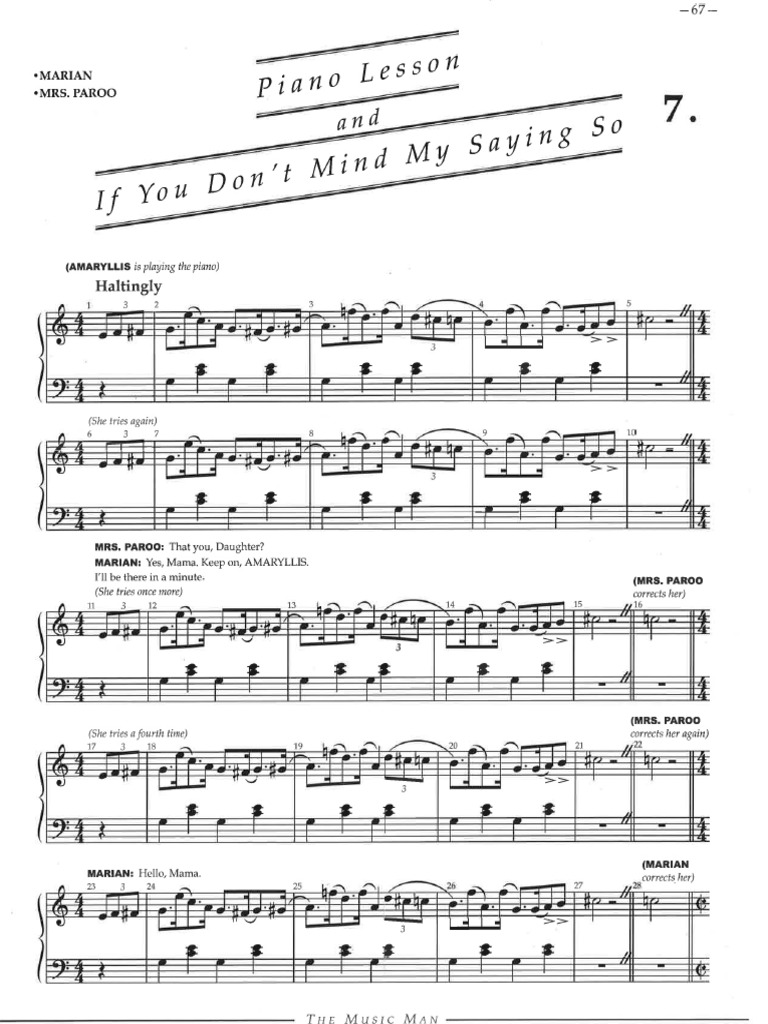 Piano Lesson | PDF