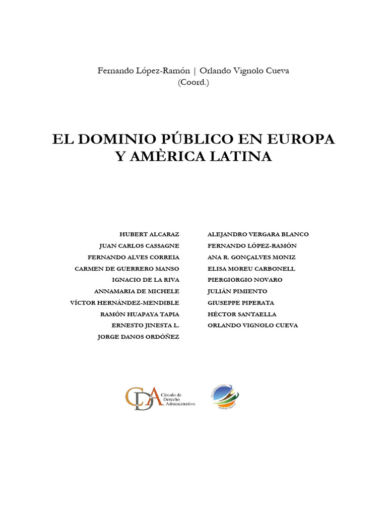 Dominio Público en Europa y América Latina | PDF | Propiedad | Nación
