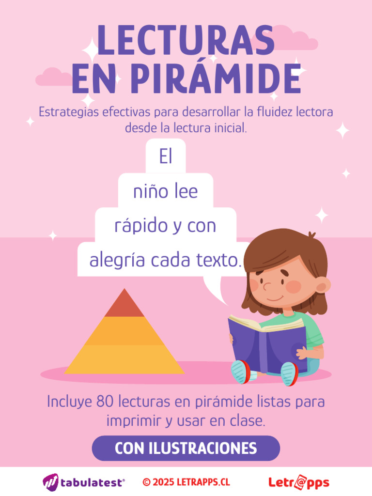 80 Lecturas en Pirámide para Aula | PDF | Comprensión lectora