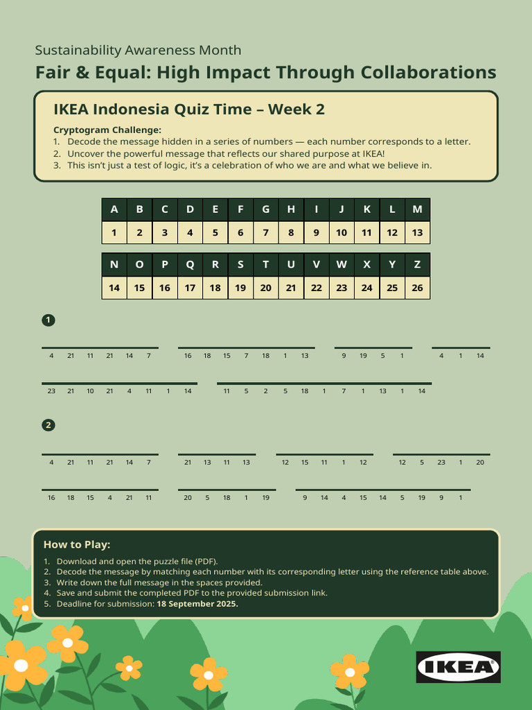Form Sustainable Month Quiz Time | PDF
