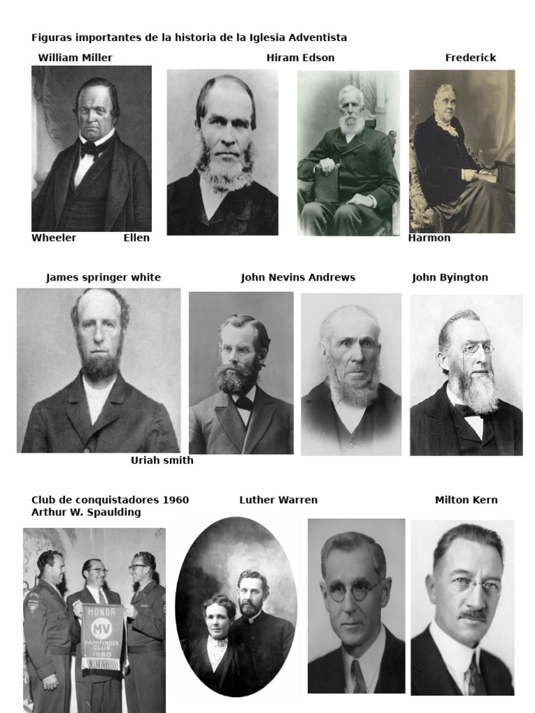 Figuras Importantes de La Historia de La Iglesia Adventista | PDF