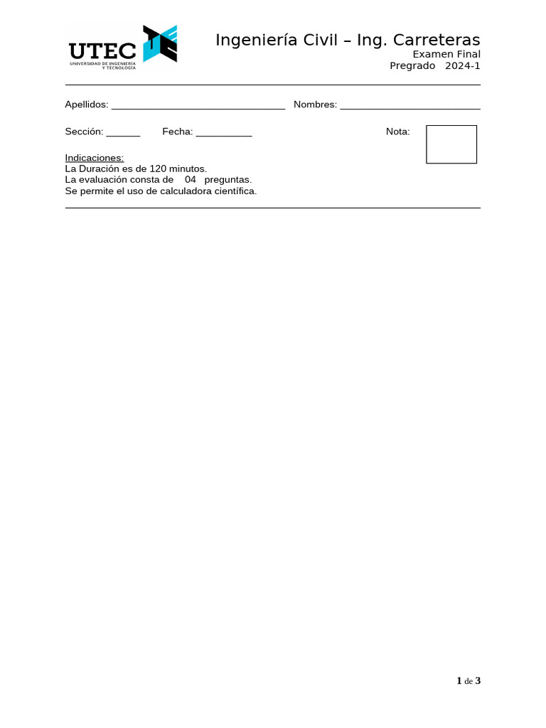 Evaluación Final P2-P3 | PDF
