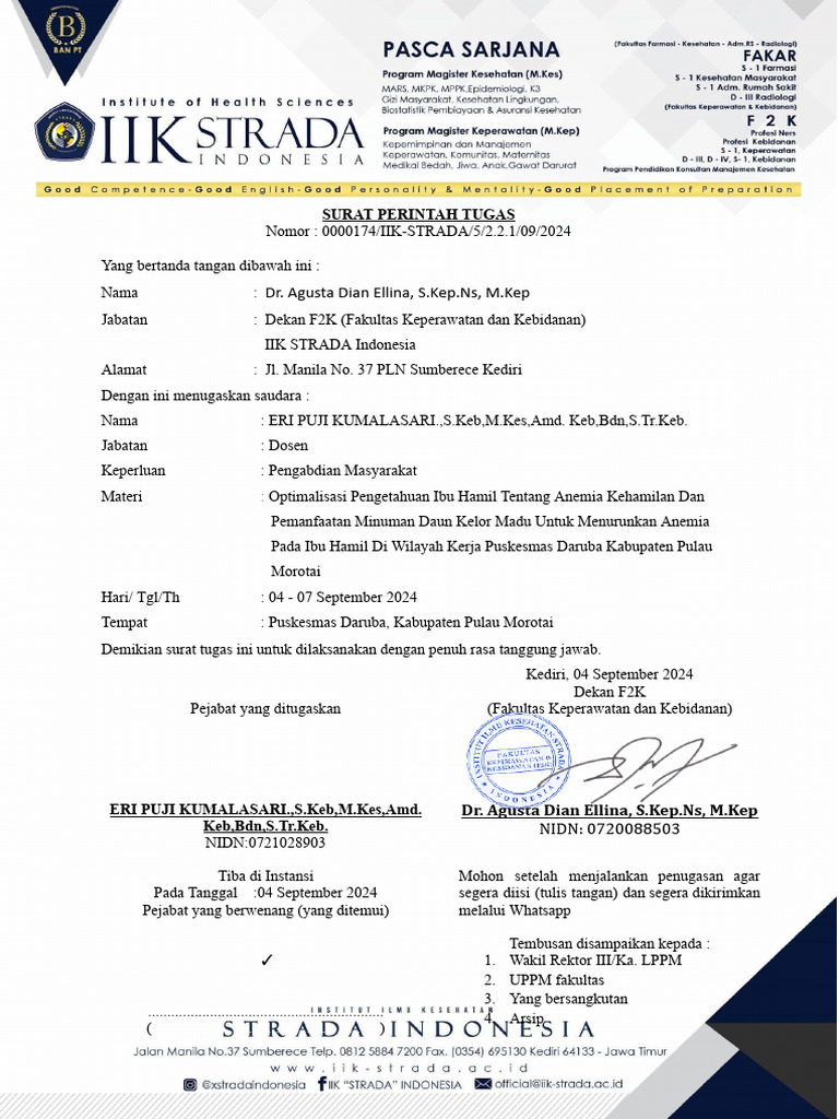 Eri Puji Kumalasari.,s.keb, M.kes, Amd. Keb, BDN, S.TR - Keb. Surat ...