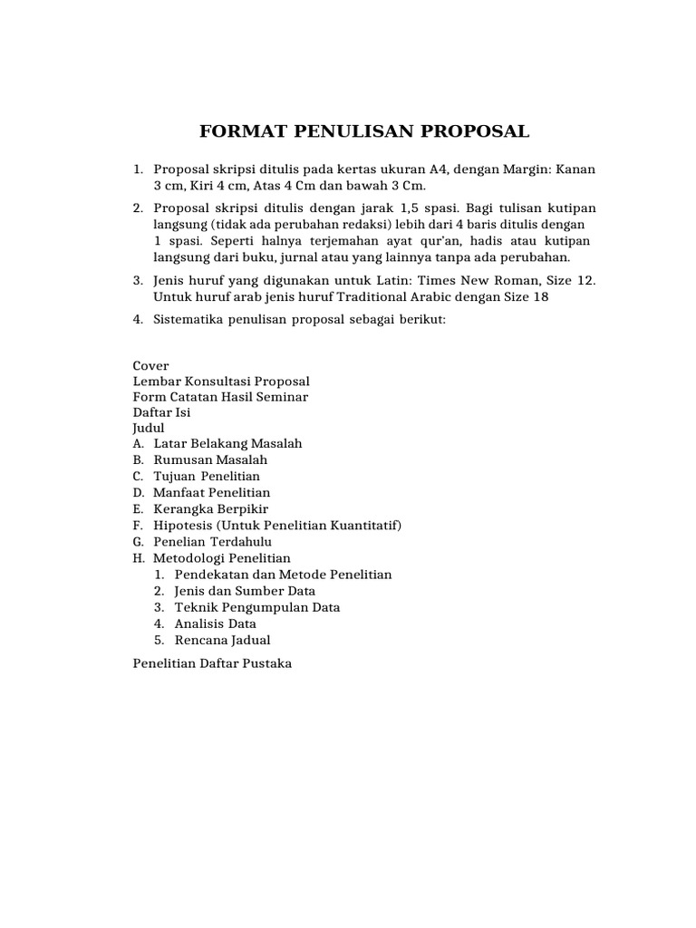 2. Template Proposal Skripsi | PDF