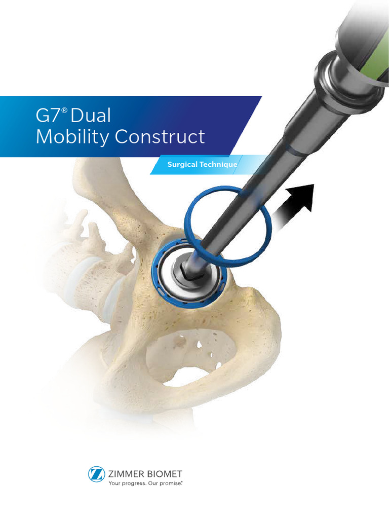 G7 Dual Mobility Surgical Technique Guide | PDF | Hip | Screw