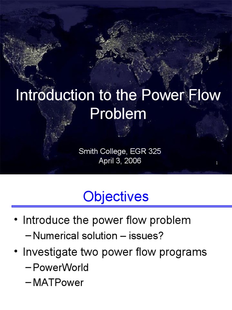 Power Flow 1 | PDF | Ac Power | Trigonometric Functions