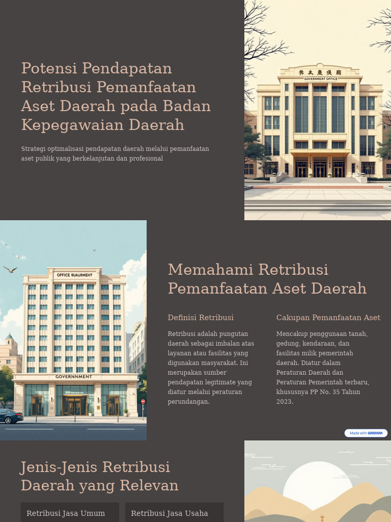 Optimalisasi Retribusi Aset Daerah | PDF