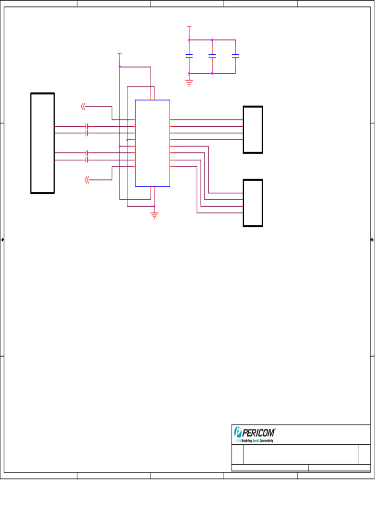 Pi3dbs12212 - Typical Application Circuit | PDF