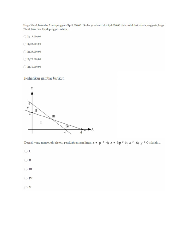 Soal Matwa Tka | PDF