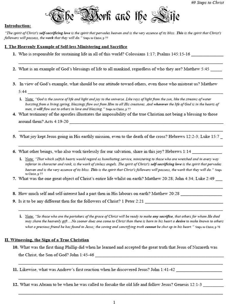 Christ's Call to Selfless Service | PDF | Jesus | Gospel Of Matthew