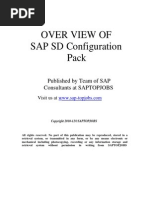 Sap SD Configuration Guide | PDF
