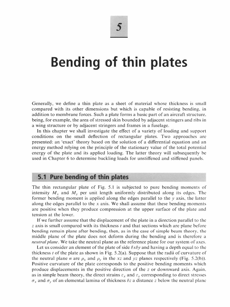Ref_Bending of Plates | PDF