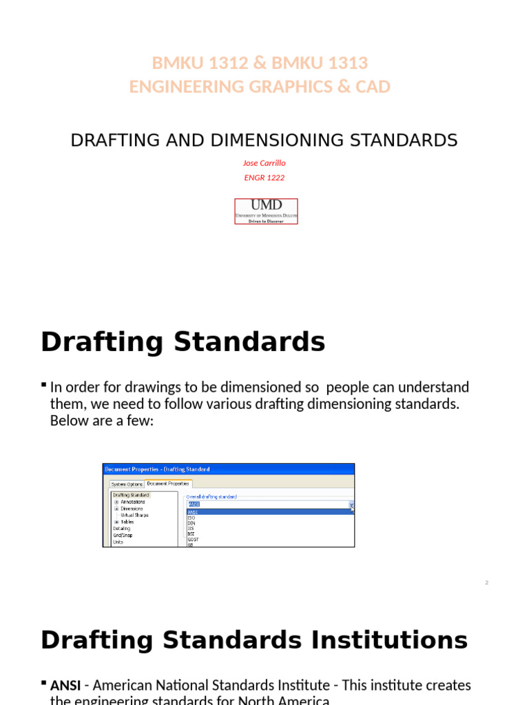 Chapter 3 Dimensioning Standards | PDF