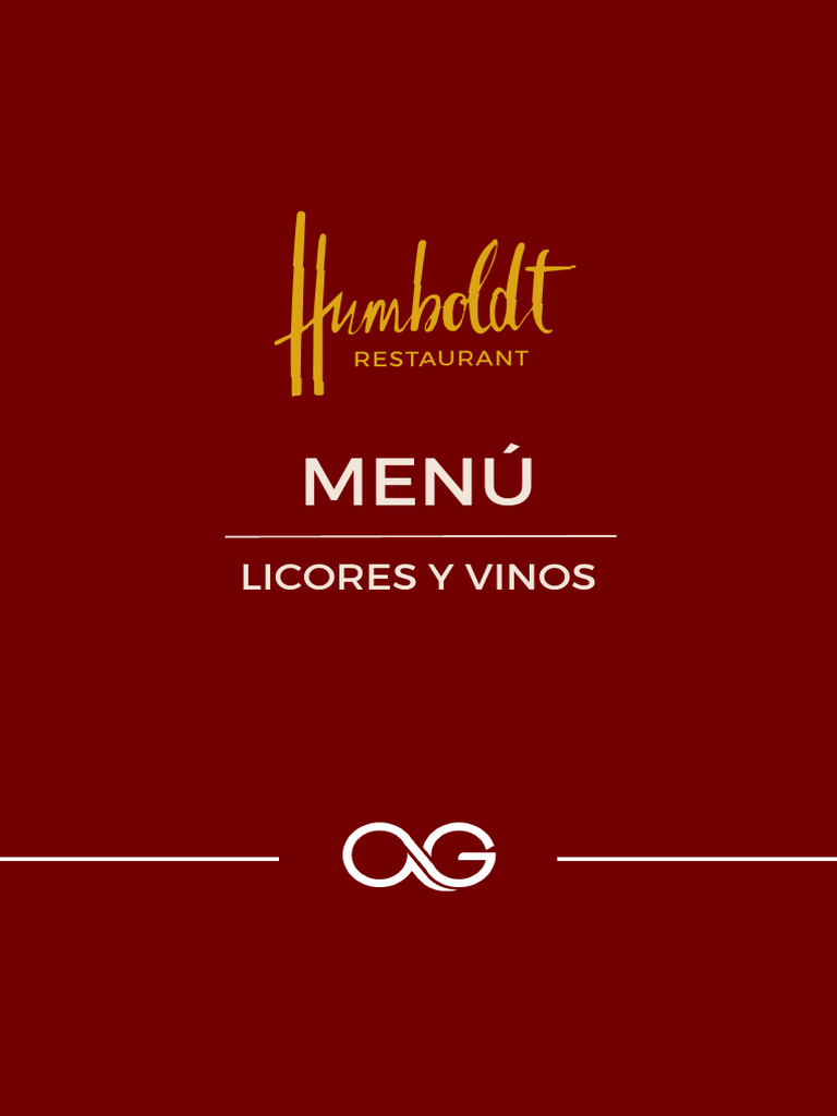 Menu Licores y Vinos - Definitivo - Humboldt Rest - Junio 2024 | PDF ...