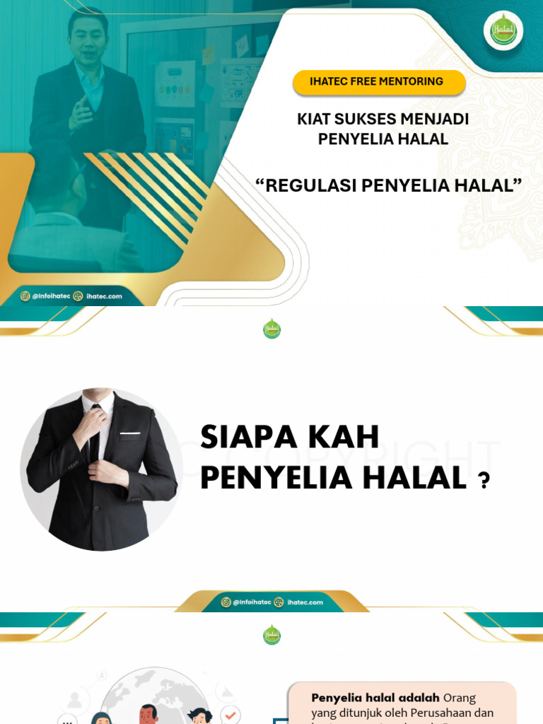 Materi Free Mentoring Feb 25 (Penyelia Halal) | PDF