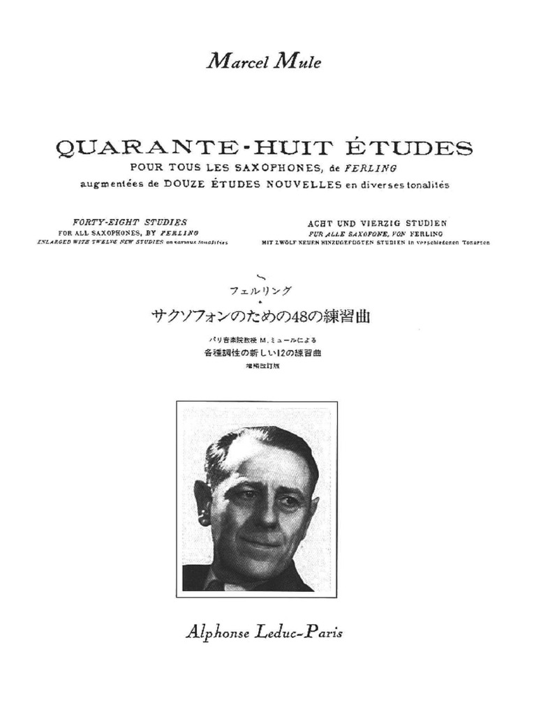 11 FERLING MULE Quarante Huite Etudes Saxophone | PDF
