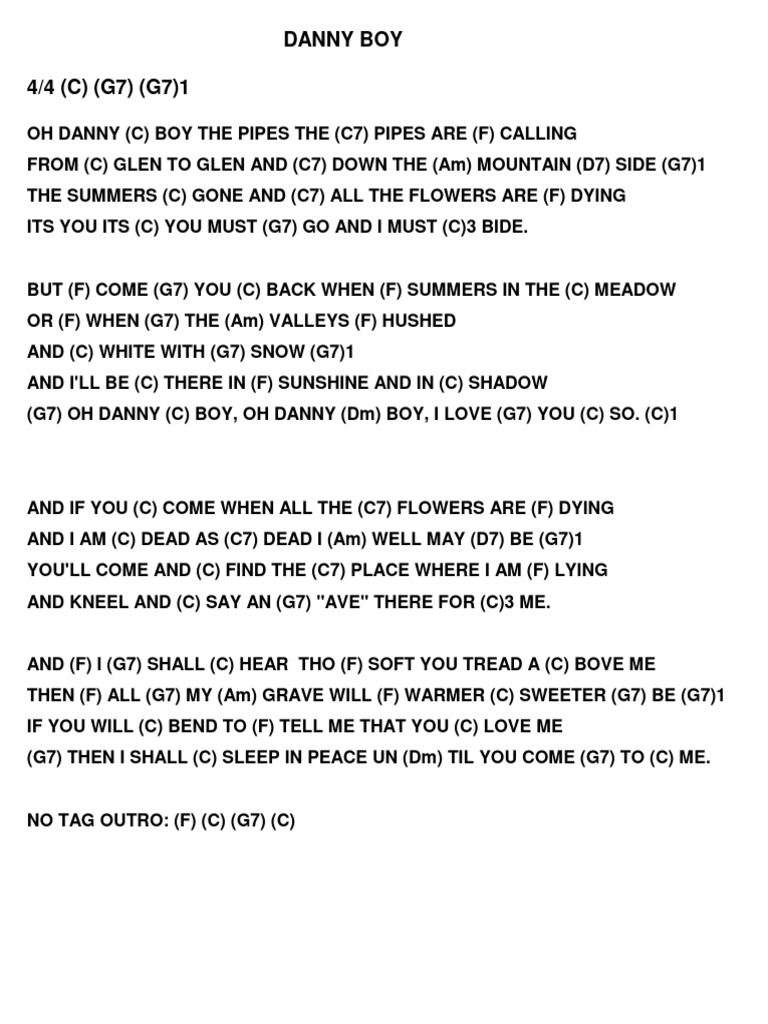 Danny Boy | PDF