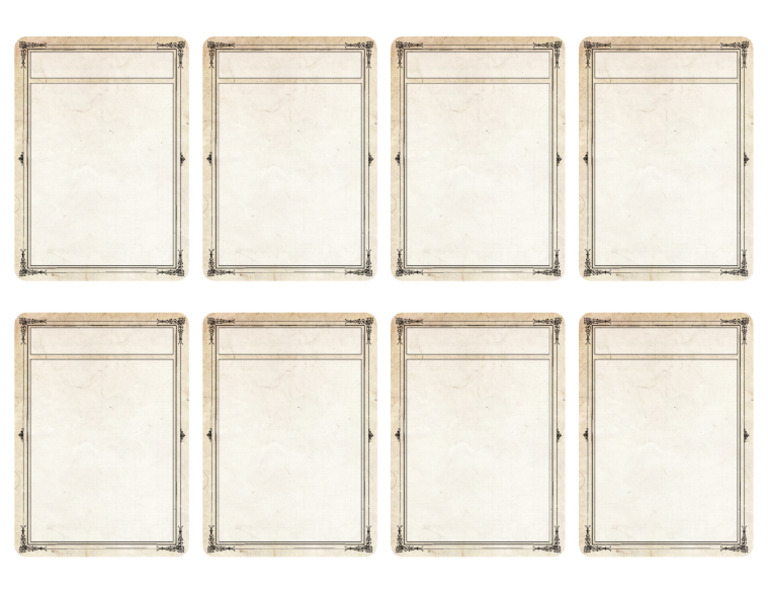 Blank Cards | PDF