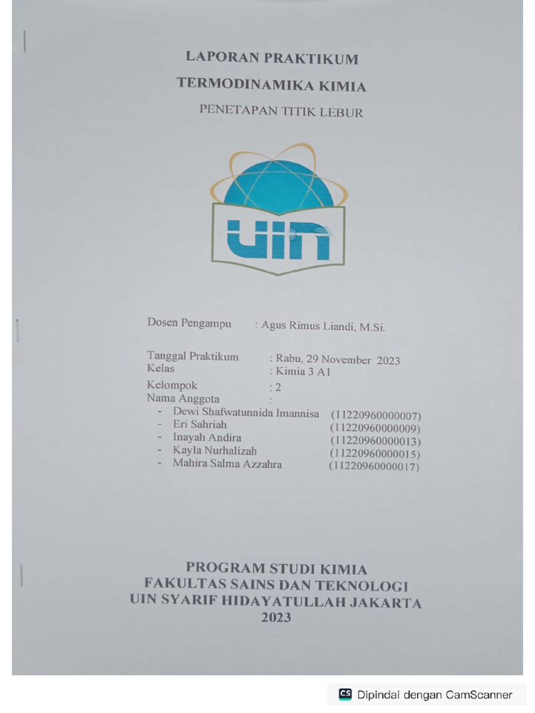Penetapan Titik Lebur | PDF