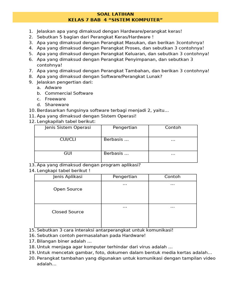 7. Bab 4 Sistem Komputer | PDF