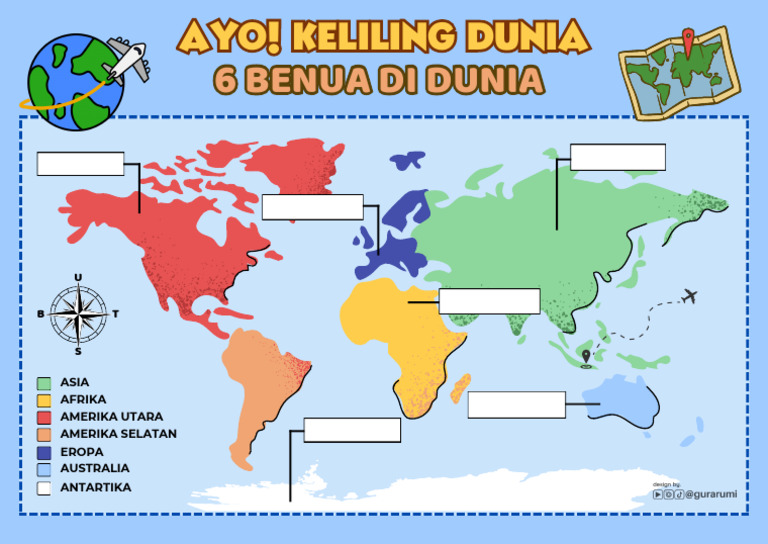 6 Benua di Dunia: Penjelasan Singkat | PDF