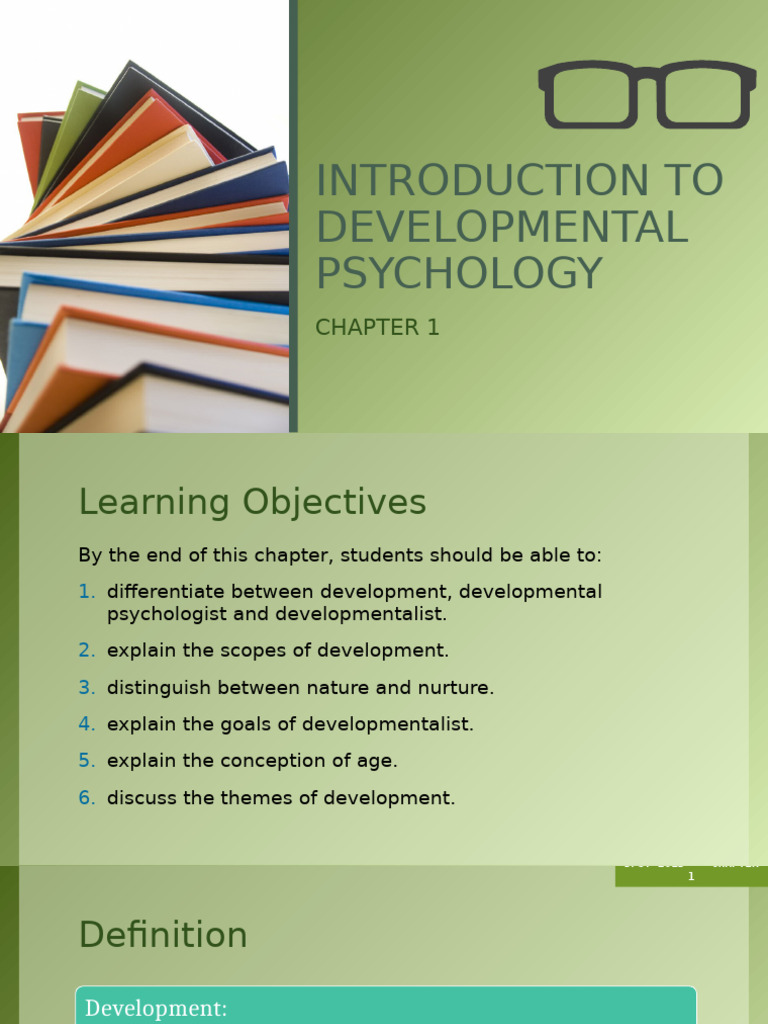Chapter 1 - Introduction To Developmental Psychology | PDF ...