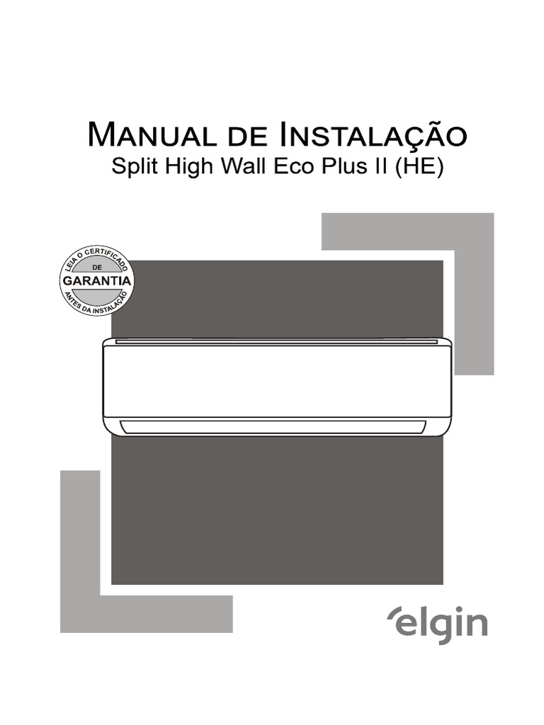 Manual Elgin Eco Plus | PDF