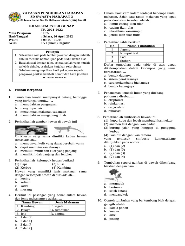Ipa Kls 6 Reguler 2021-2022 | PDF