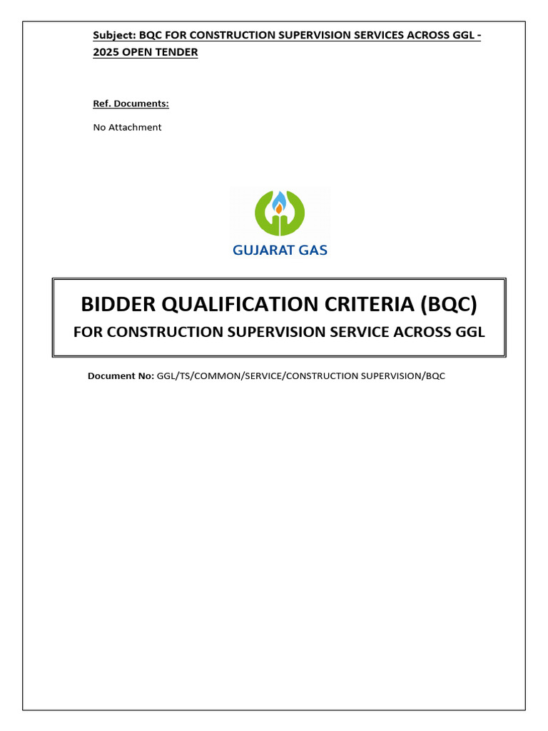 Bidder Qualification Criteria - 229642 | PDF | Audit