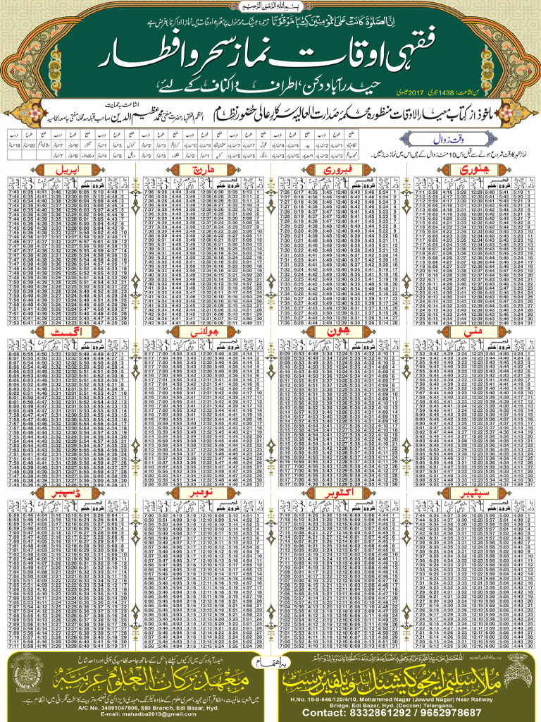 Namaz Timing- م | PDF
