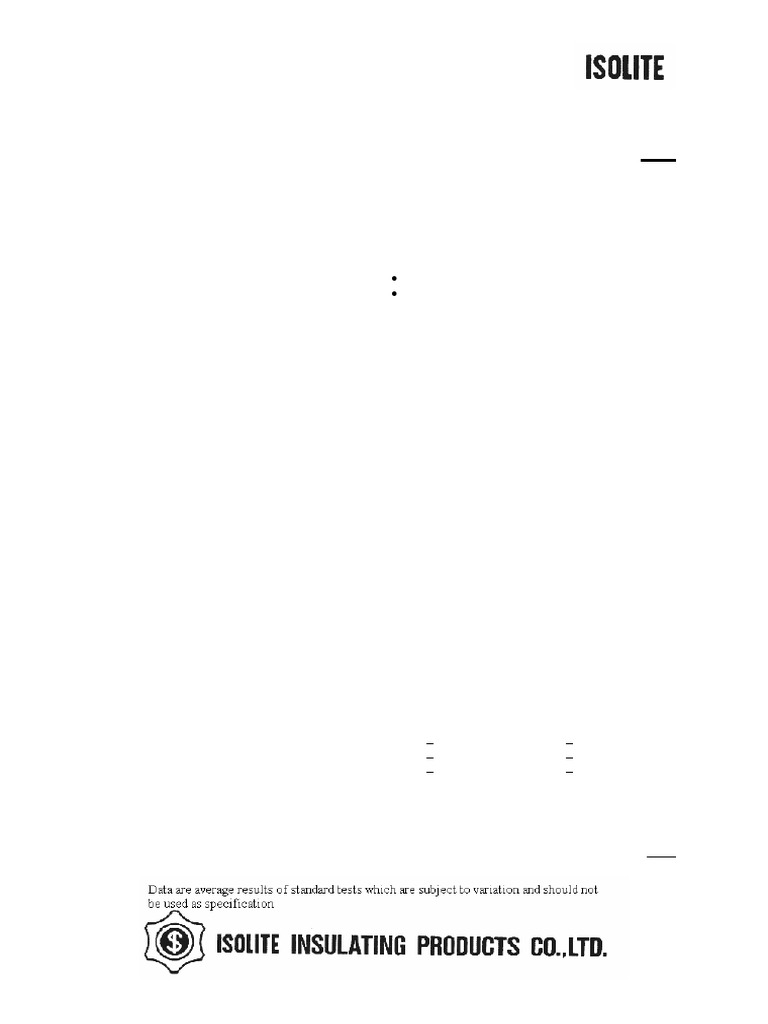 Brick A4 Isolite | PDF