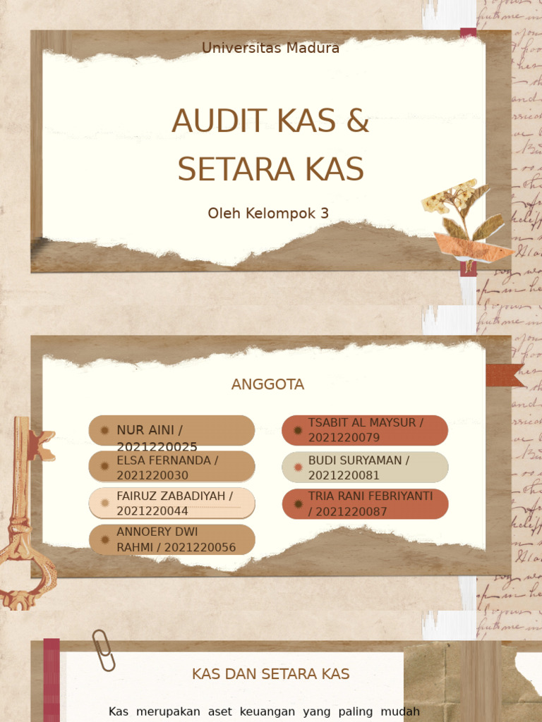 Audit Kas dan Setara Kas Universitas Madura | PDF
