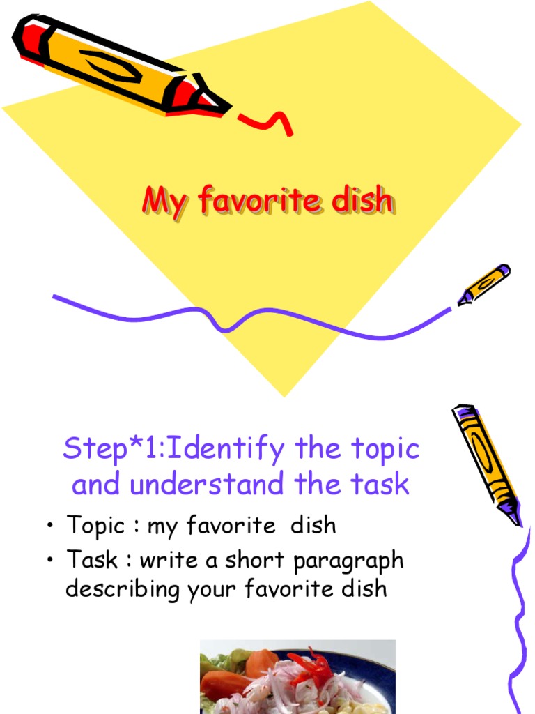 My Favorite Dish | PDF | Cooking, Food & Wine | Wellness