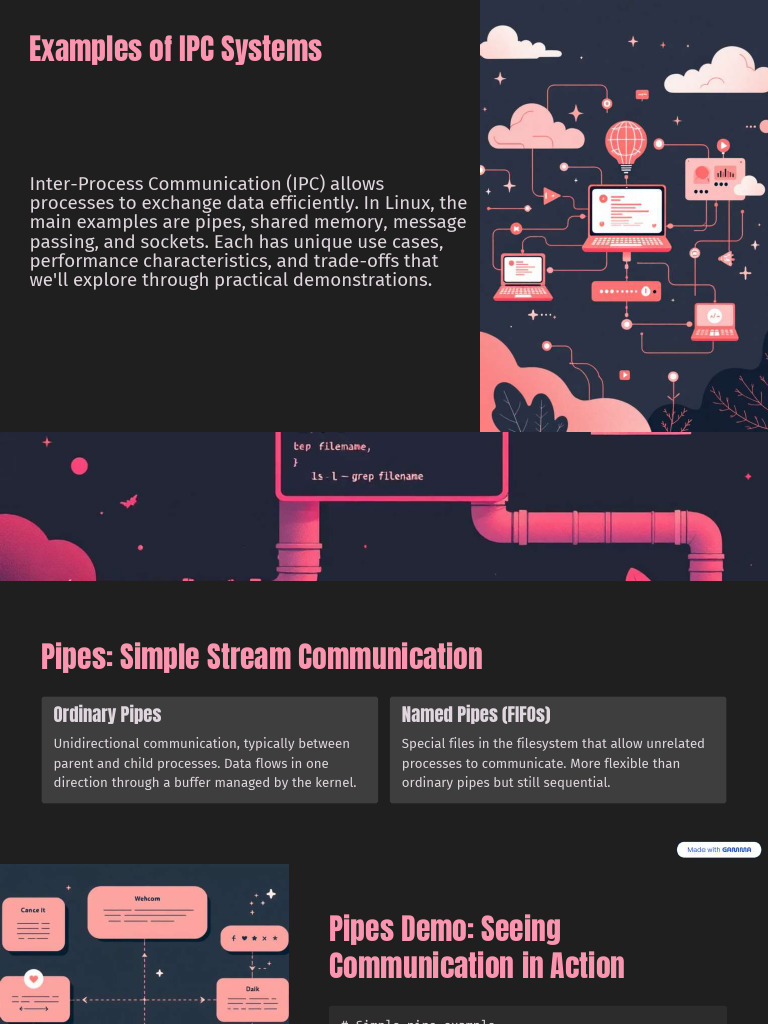 IPC System Examples in Linux | PDF | Network Socket | Message Passing