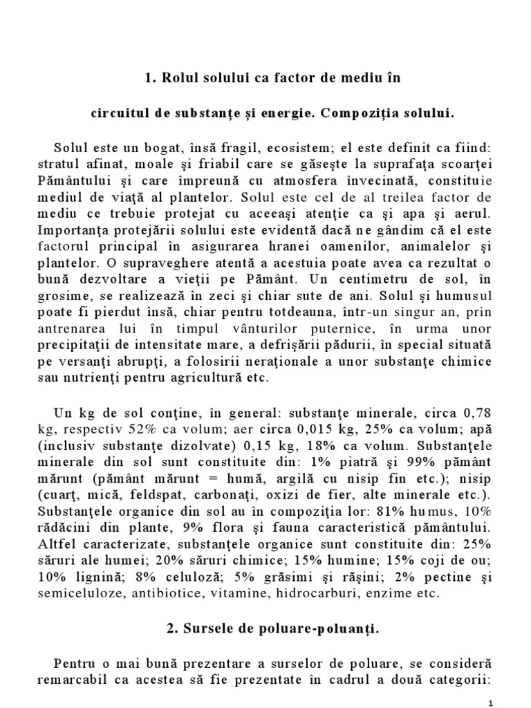 referat protectia mediului