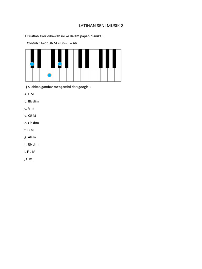 Latihan Seni Musik 2 | PDF