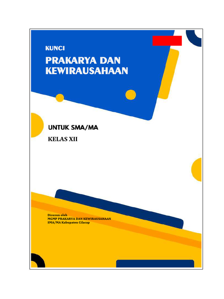 Kunci Jawab Prakarya Kewirausahaan XII | PDF