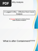 Three Legged 5 Whys Analysis Guide | PDF