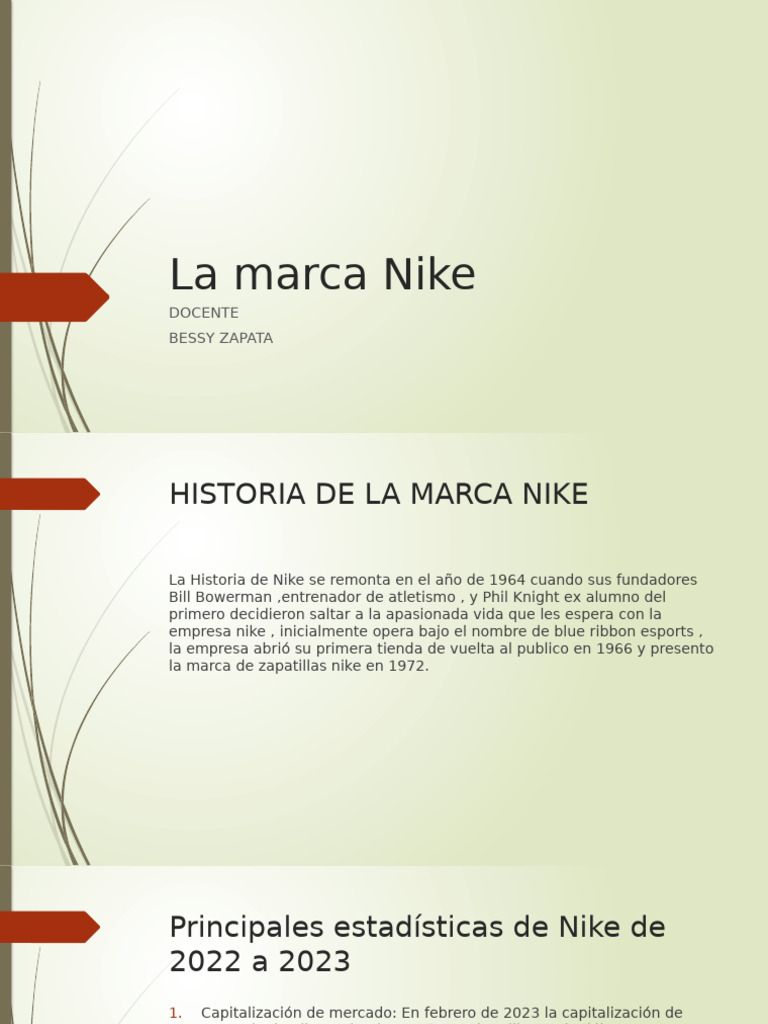 La Marca Nike | PDF