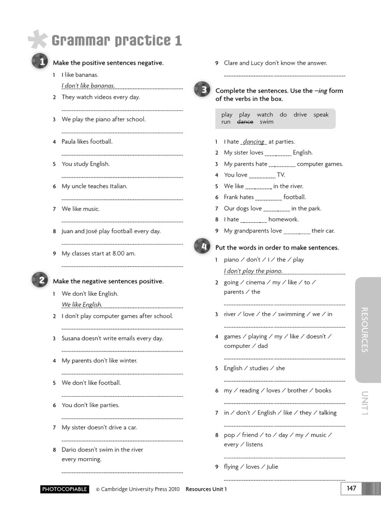 English Grammar Practice Exercises | PDF | English Language | Linguistics