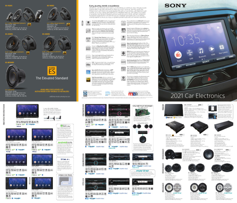 Sony Mobile ES Speaker Specifications | PDF | Data Compression ...