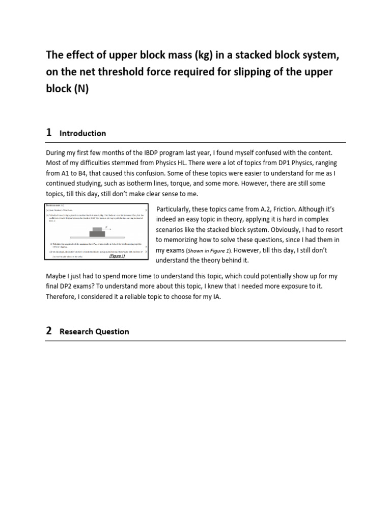 Physics IA Template Test | PDF