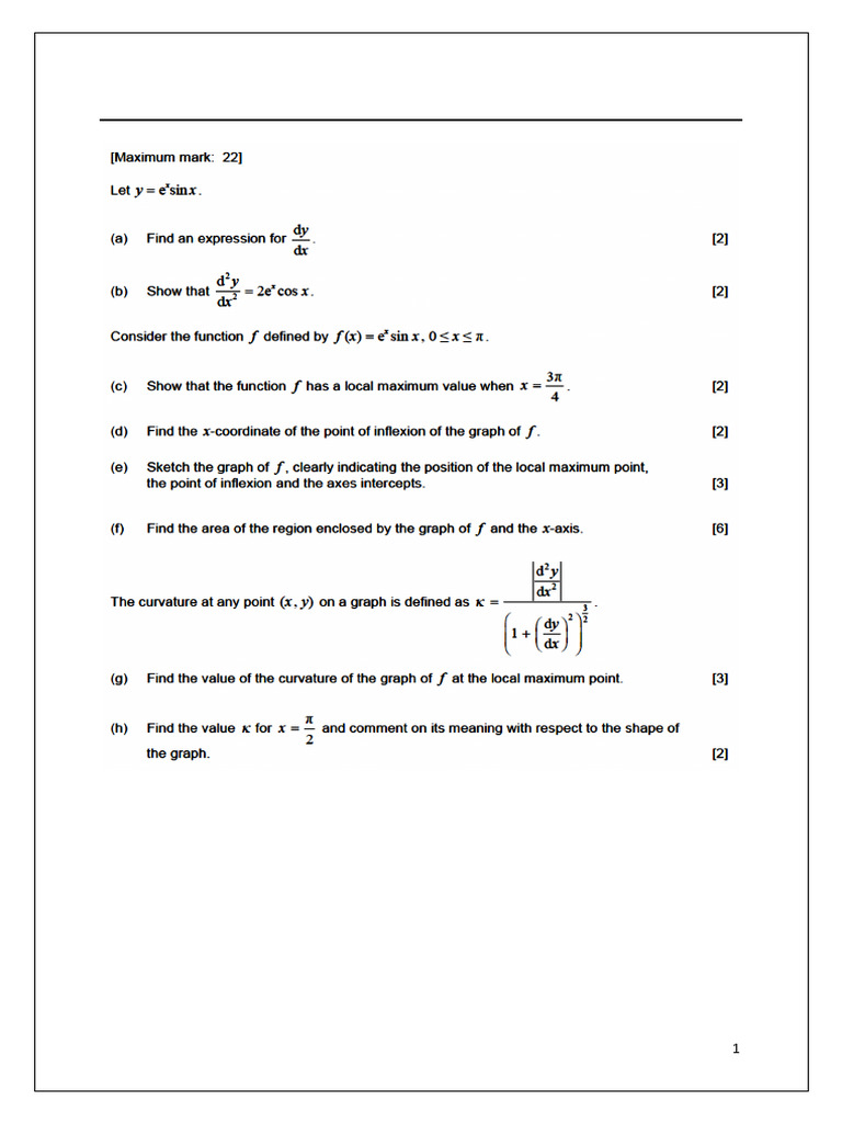 Calculus P1 Exam Papers Overview | PDF