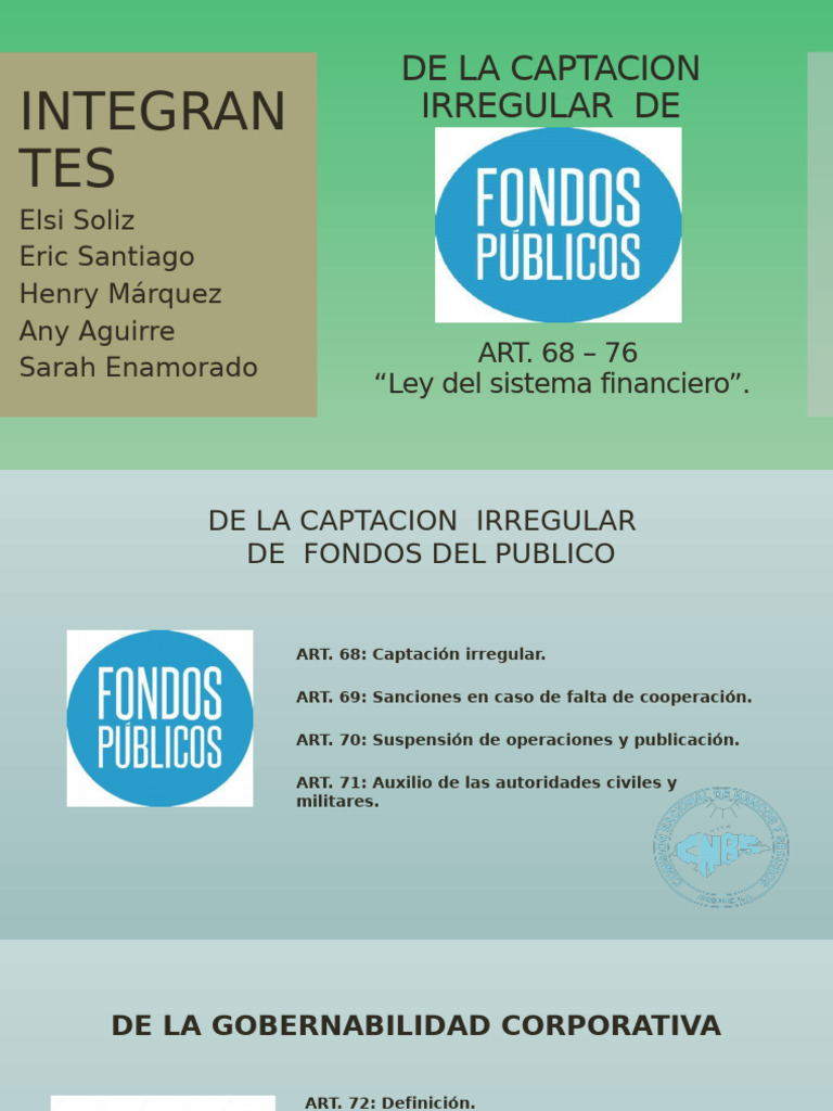 Articulos 68-76 | PDF