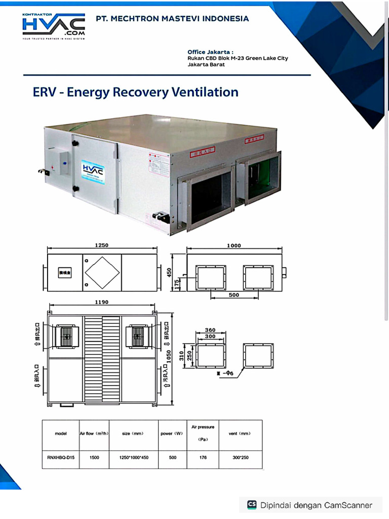 Erv Hvac | PDF