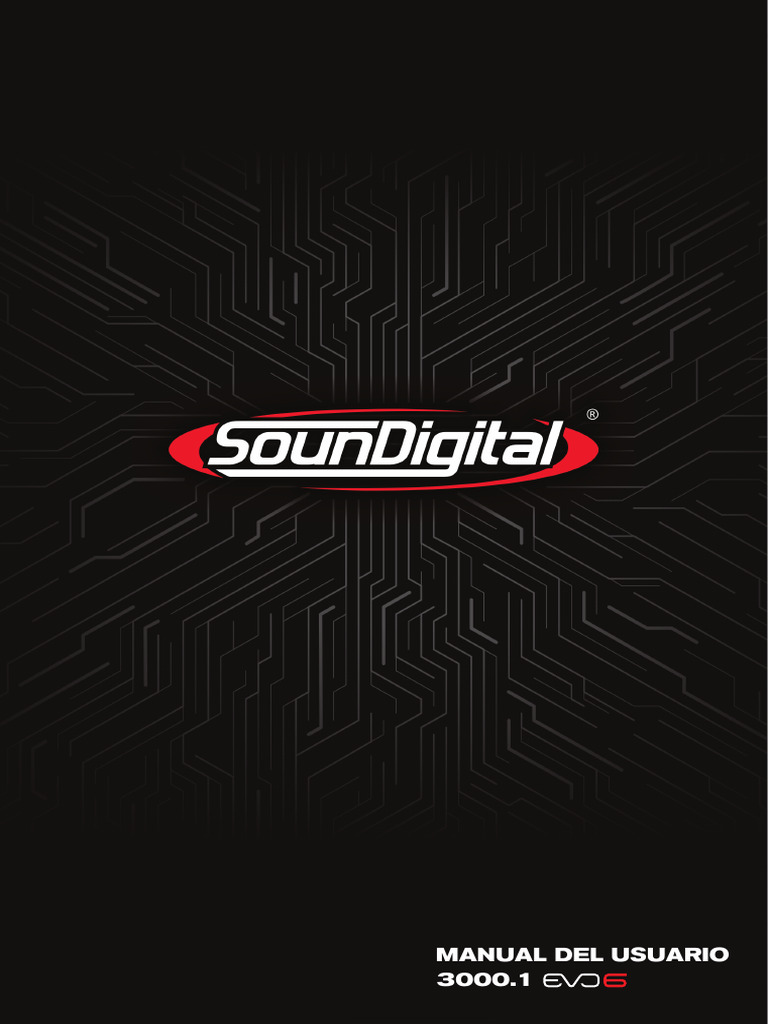 002 Manual Digital 3000.1 Evo6 Esp | PDF | Altoparlante | Diodo emisor ...