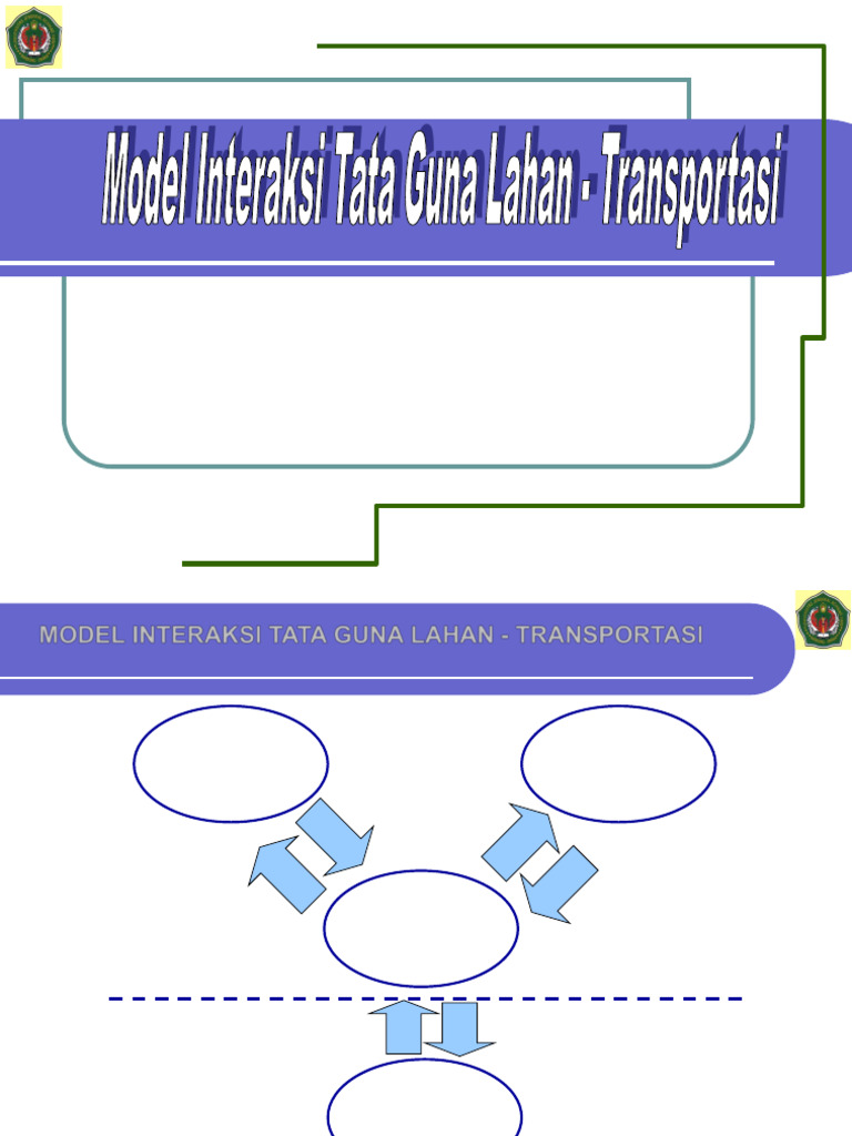 Model Interaksi Tata Guna Lahan dan Transportasi | PDF