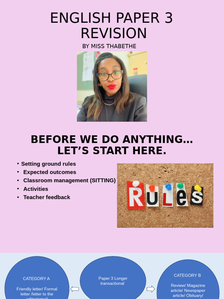 English Paper 3 Revision | PDF | Essays | Human Communication