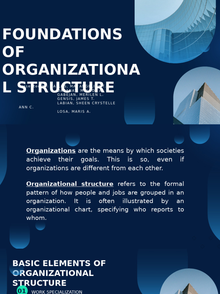 Understanding Organizational Structure Basics | PDF | Organizational ...